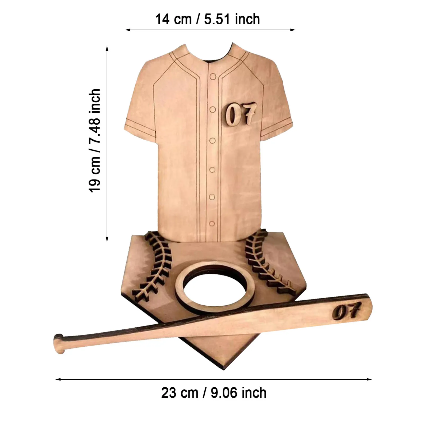 Baseball Jel Digitális Fájl Dekoráció Asztali Softball Glowforge ...