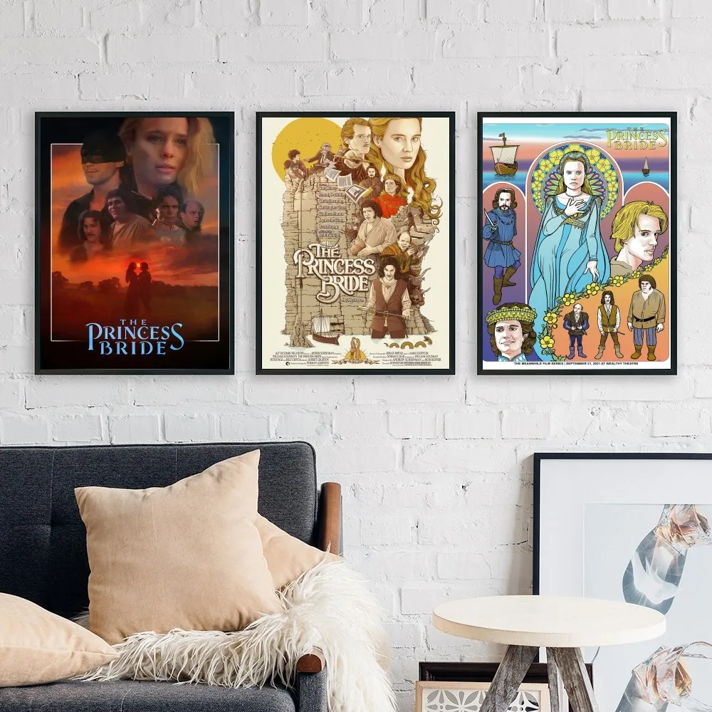The-Princess-Bride-Movie-Poster-No-Framed-Poster-Kraft-Club-Bar-Paper ...