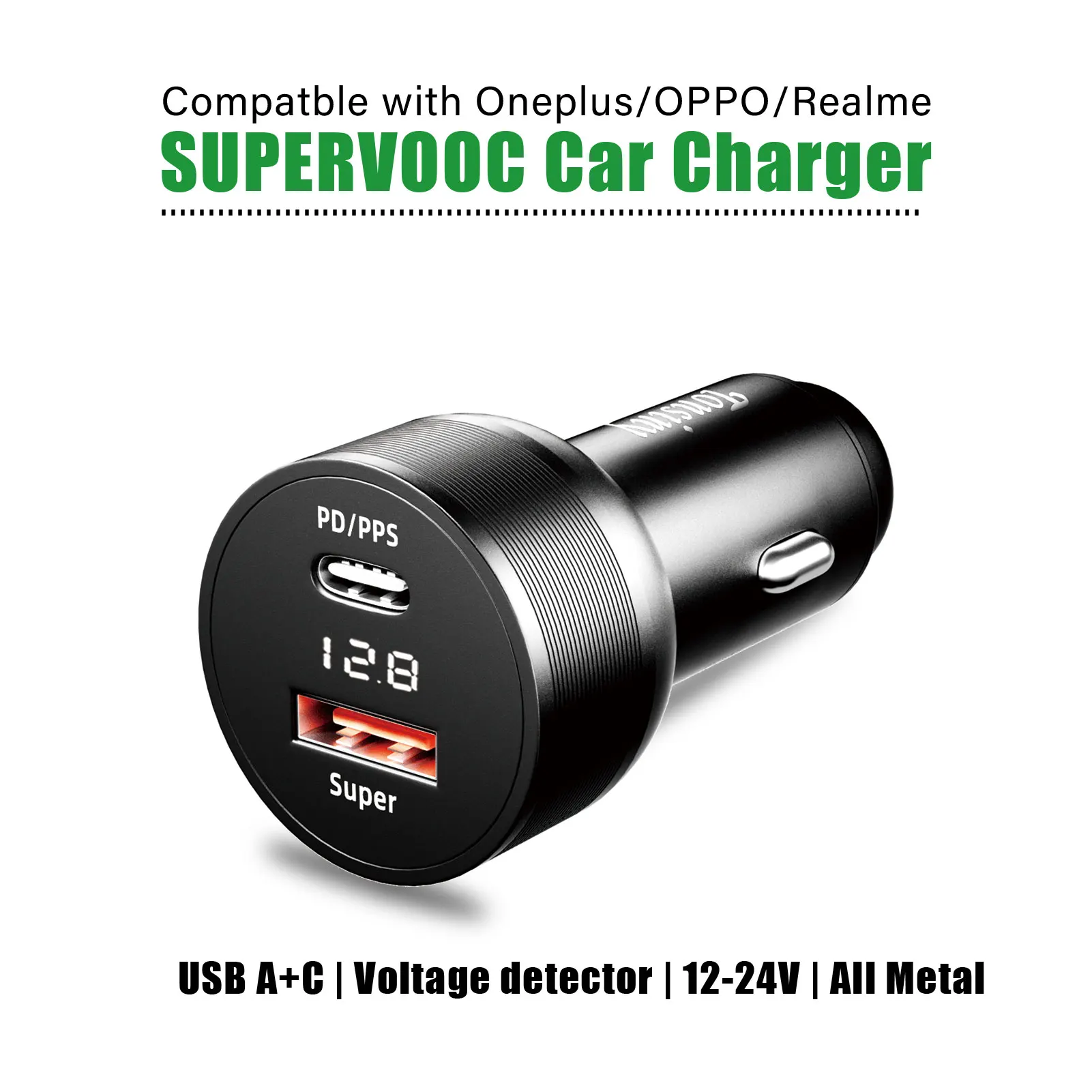 For-Oneplus-car-charger-80W-SuperVooc-car-charger-for-OPPO-for-realme ...