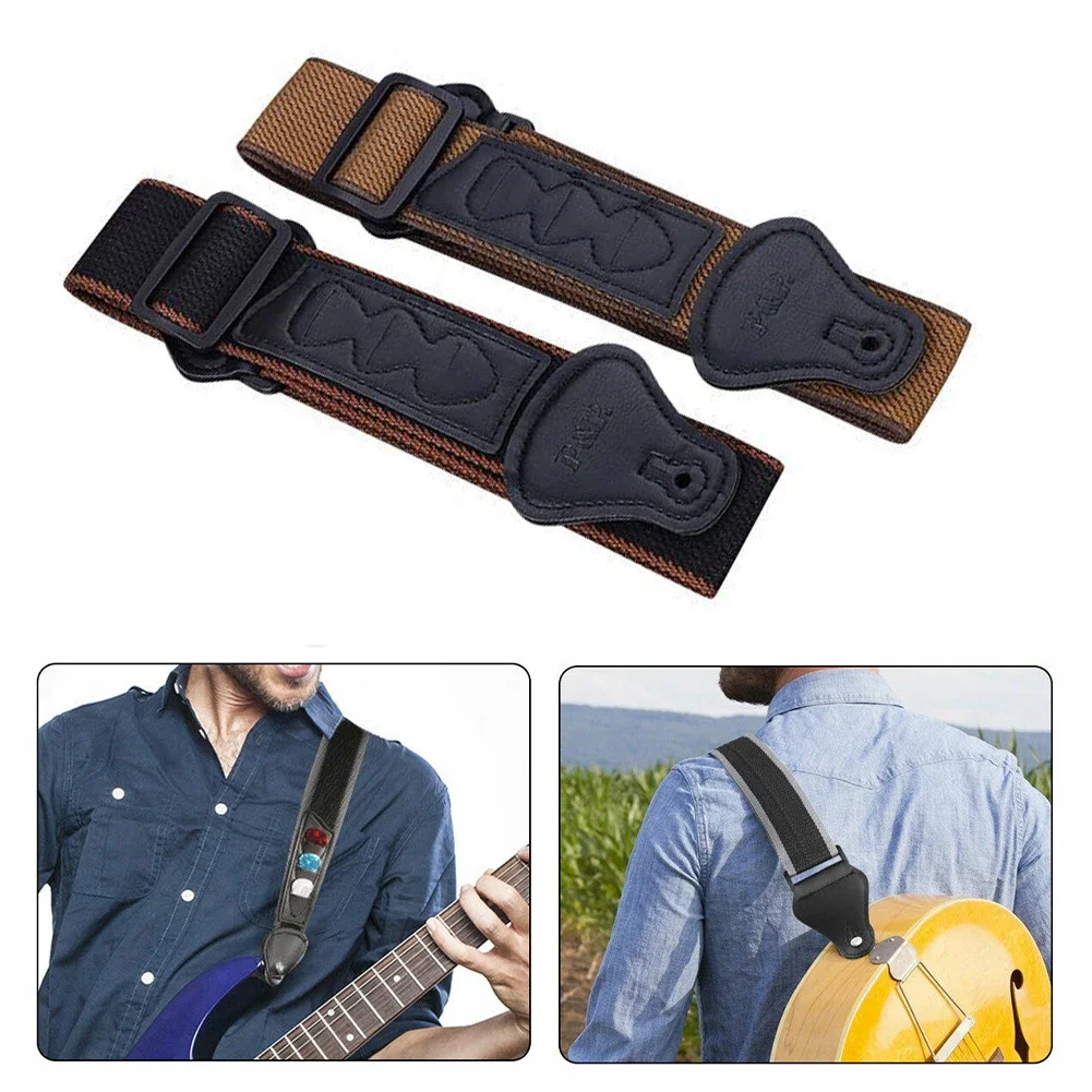 Nylon-Guitar-Strap-Cowhide-Head-Electric-Guitar-Acoustic-Guitar ...