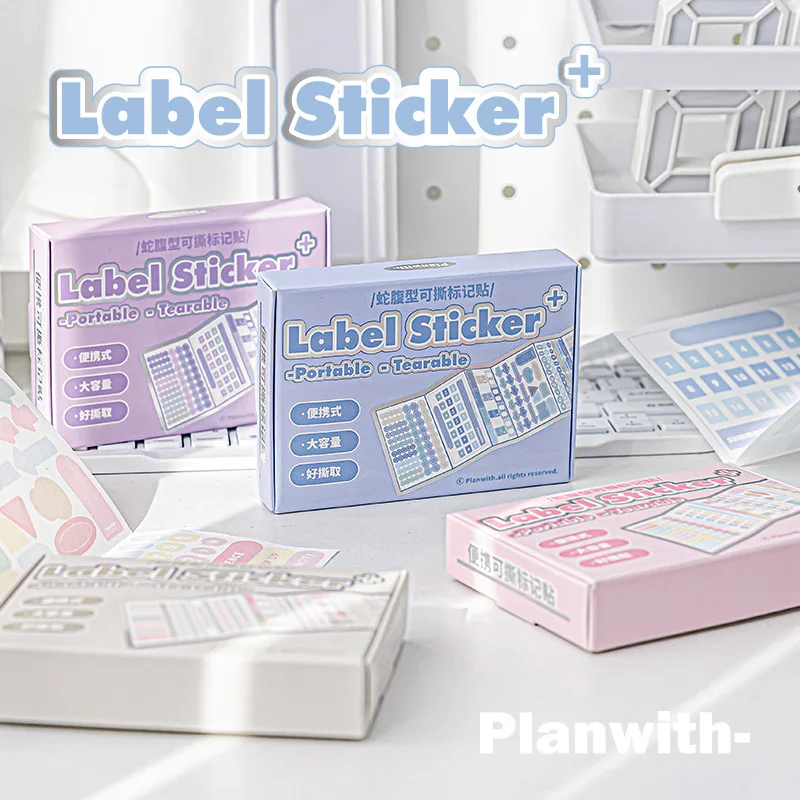 MINKYS-60-Sheets-box-Kawaii-Mark-Label-Sticker-Round-Dot-Memo-Pads ...