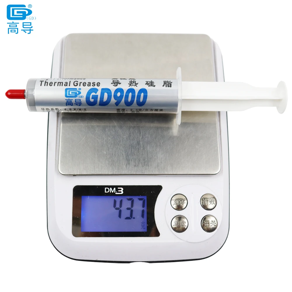 Net Weight 1/3/7/15/30 Grams Syringe Packaging GD900 Thermal Conductive ...