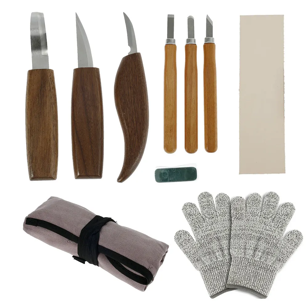 Wood-Carving-Chisel-Cutter-Kit-Sharp-Ergonimic-Woodworking-Whittling ...