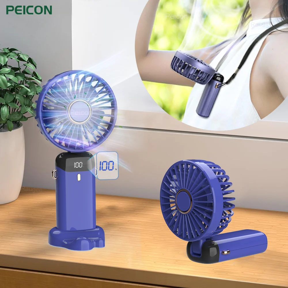 Portable-Rechargeable-Mini-Fan-90-Foldable-Neck-Hanging-Fan-Powerful ...