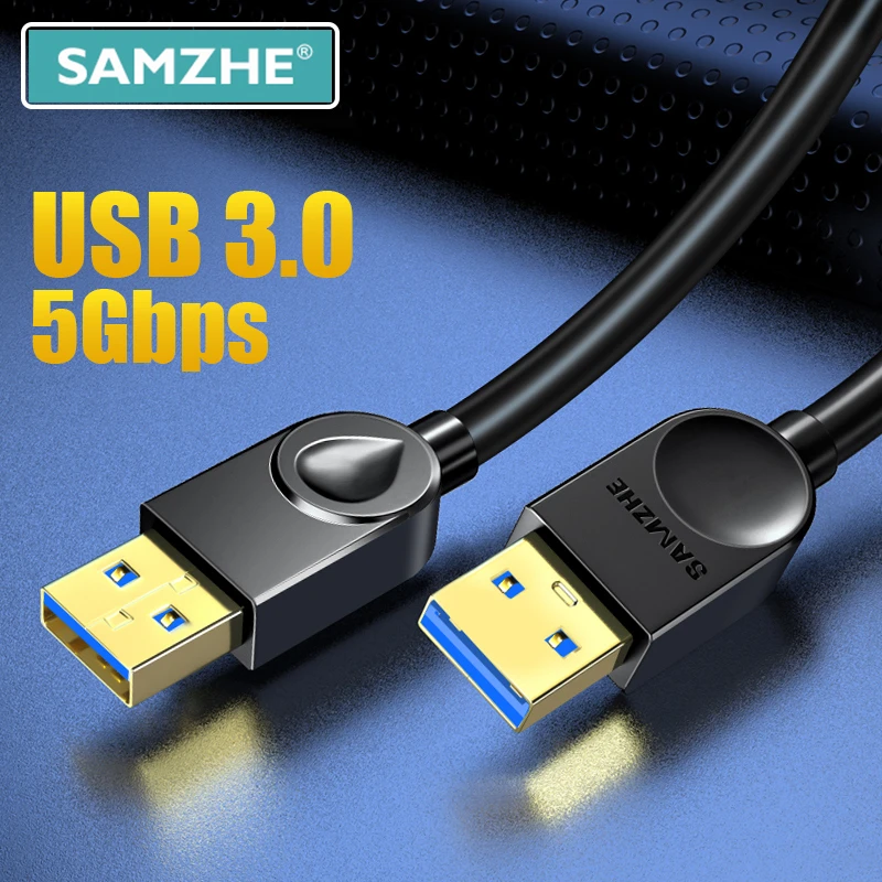 Samzhe Usb To Usb 3.0 Extension Cable Male To Male 2.0 Extend Cable For ...