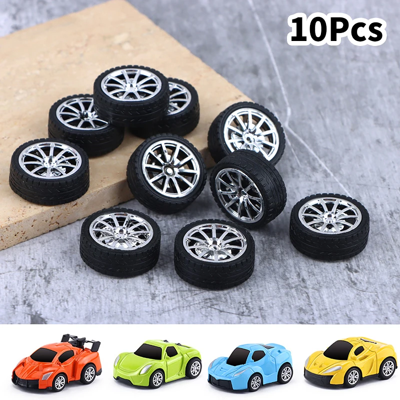 10Pcs-Rubber-Tire-Car-Wheels-Tire-Skin-26MM-Wheels-DIY-Racing-Vehicle ...