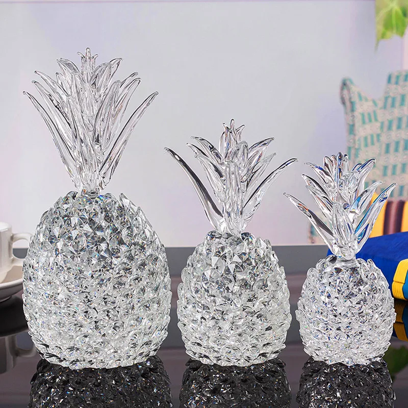Transparant Kristal Decor Ananas Home Decoraties Ananas Woonkamer Wijn ...
