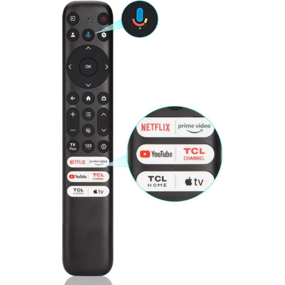 RC813 Voice Remote Control for TCL Google TV: The Only Remote You’ll ...