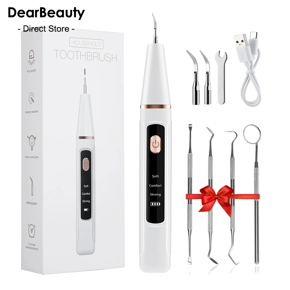 Ultrasonic-Dental-Scaler-Electric-Sonic-Teeth-Plaque-Cleaner-Dental ...