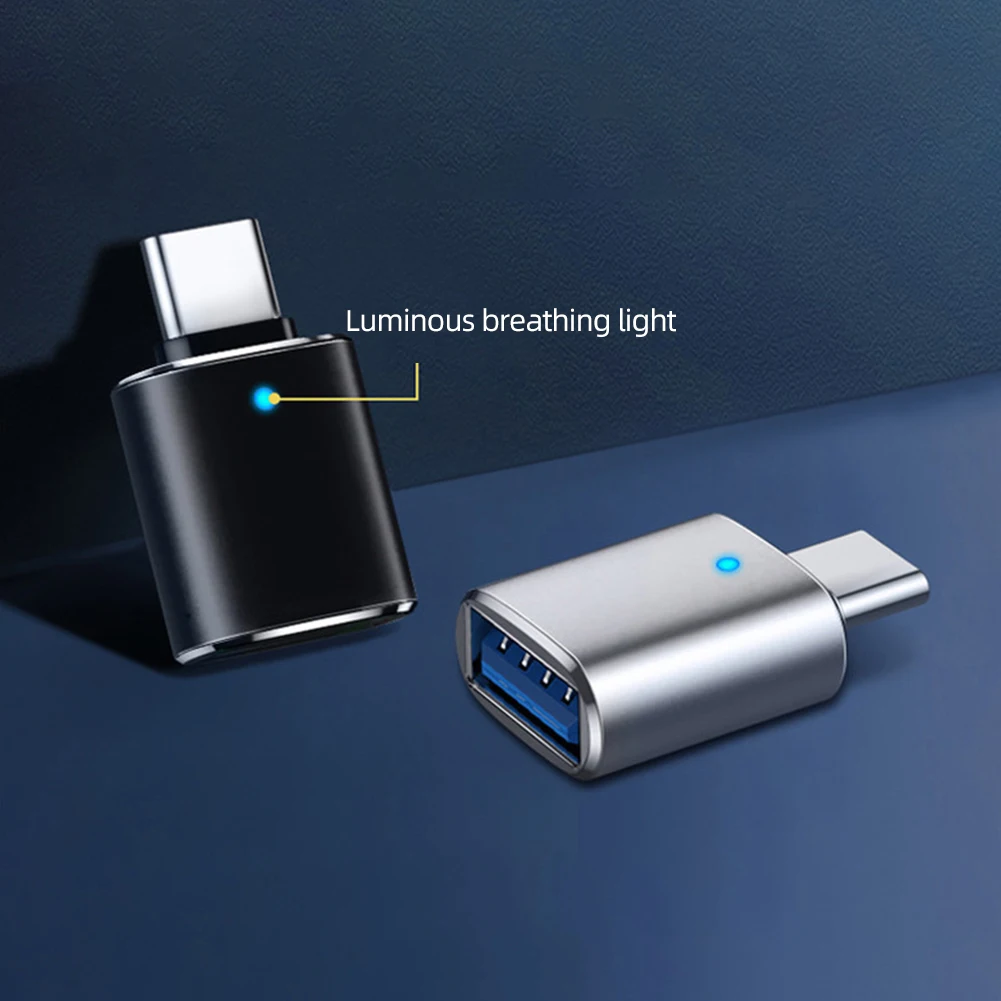 Type-C-To-USB-Adapter-LED-Indicator-Type-C-To-USB3-0-Converter-3A-Fast ...