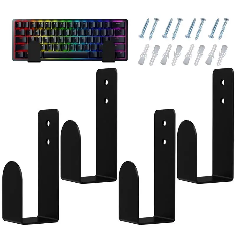 Keyboard-Wall-Hanger-Acrylic-Frame-Holder-Stand-For-Computer-Keyboard ...