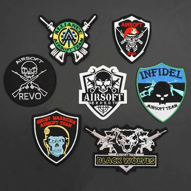 Airsoft Ghost Patches