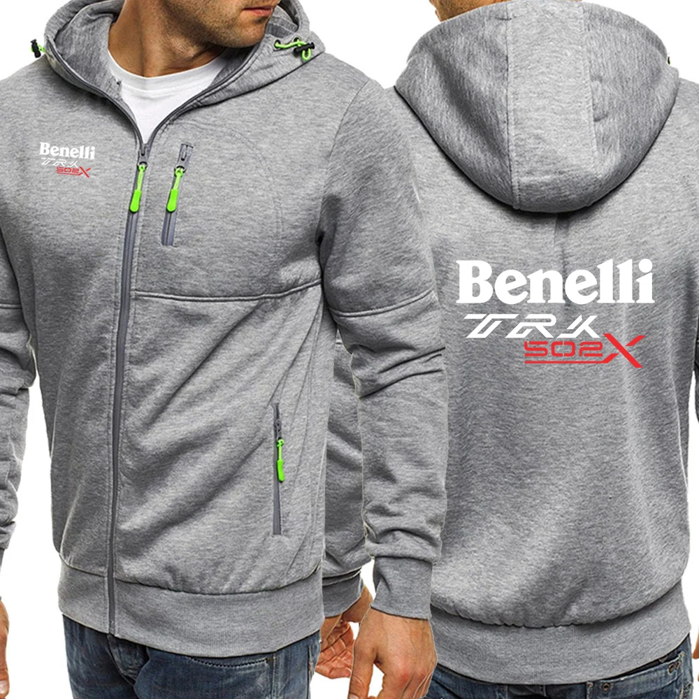 2025 Lente En Herfst Herenmode Merk Rits Capuchon Jas Benelli TRK 502X ...