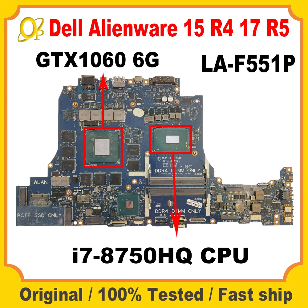 LA-F551P-motherboard-for-Dell-Alienware-15-R4-17-R5-laptop-motherboard ...