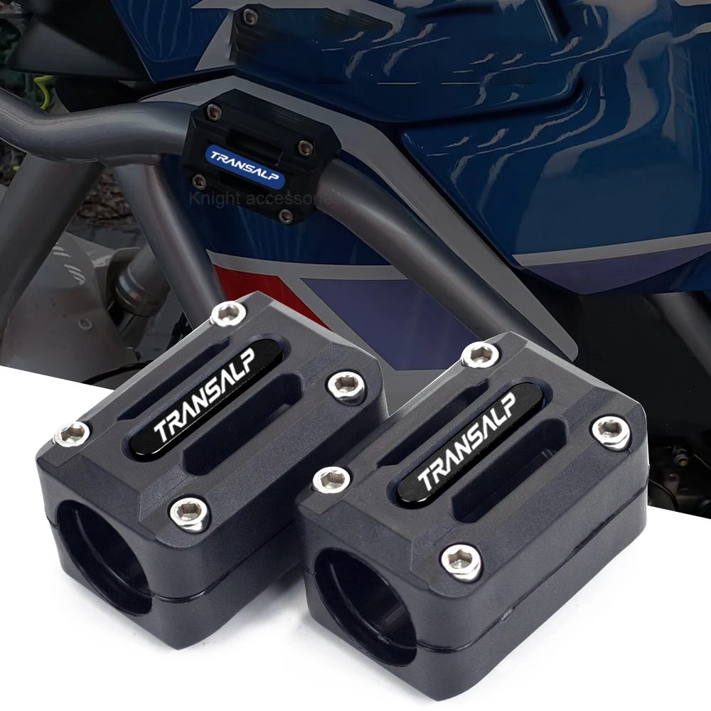 Klr 650 Tusk Crash Bars For Honda Transalp XL750 (2024) - Black Engine ...