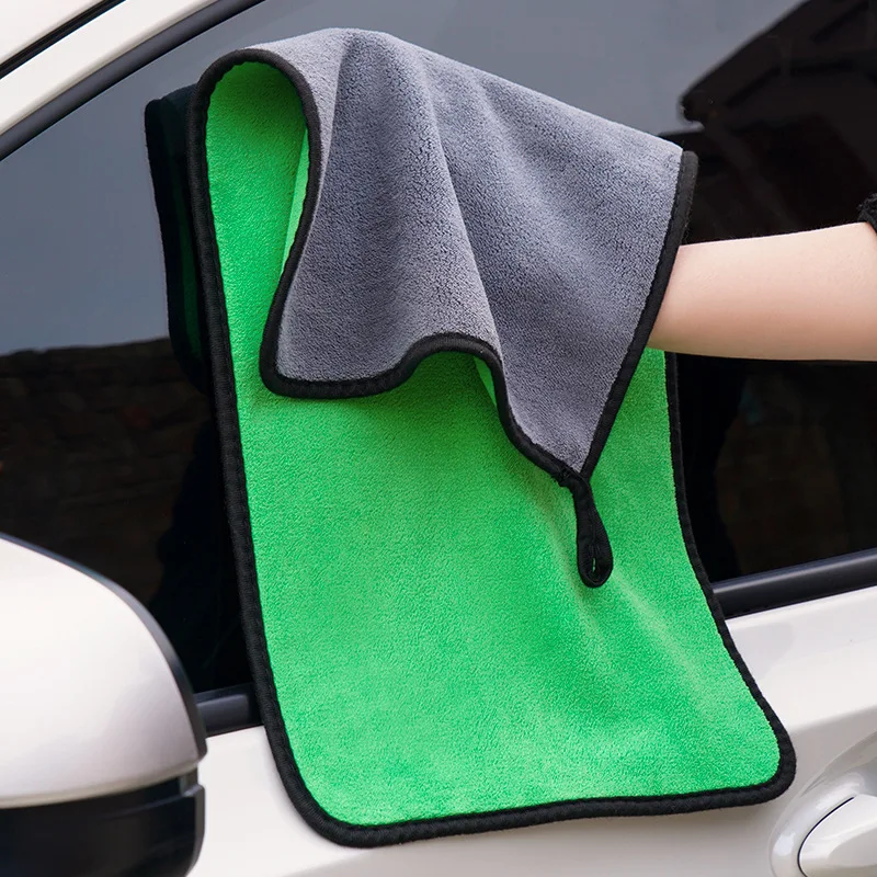 Microfiber-Cleaning-Towel-Thicken-Soft-Drying-Cloth-Car-Body-Washing ...