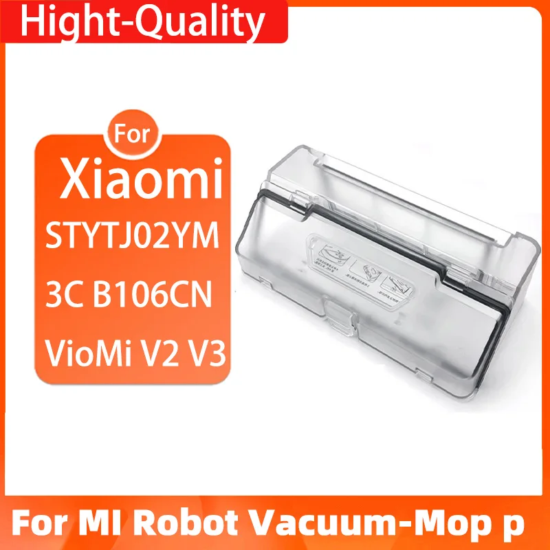 Dust Bin Box For Xiaomi Mijia Robot Stytj02ym Mvvc01-jg For Viomi V2 V2 Pro V3 V-rvclm21b ...