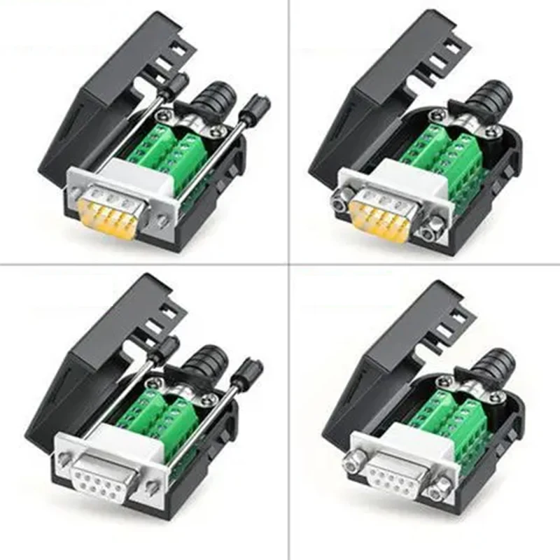 RS232-RS485-DB9-Connector-Male-Female-9-Pin-Breakout-Terminals-COM ...