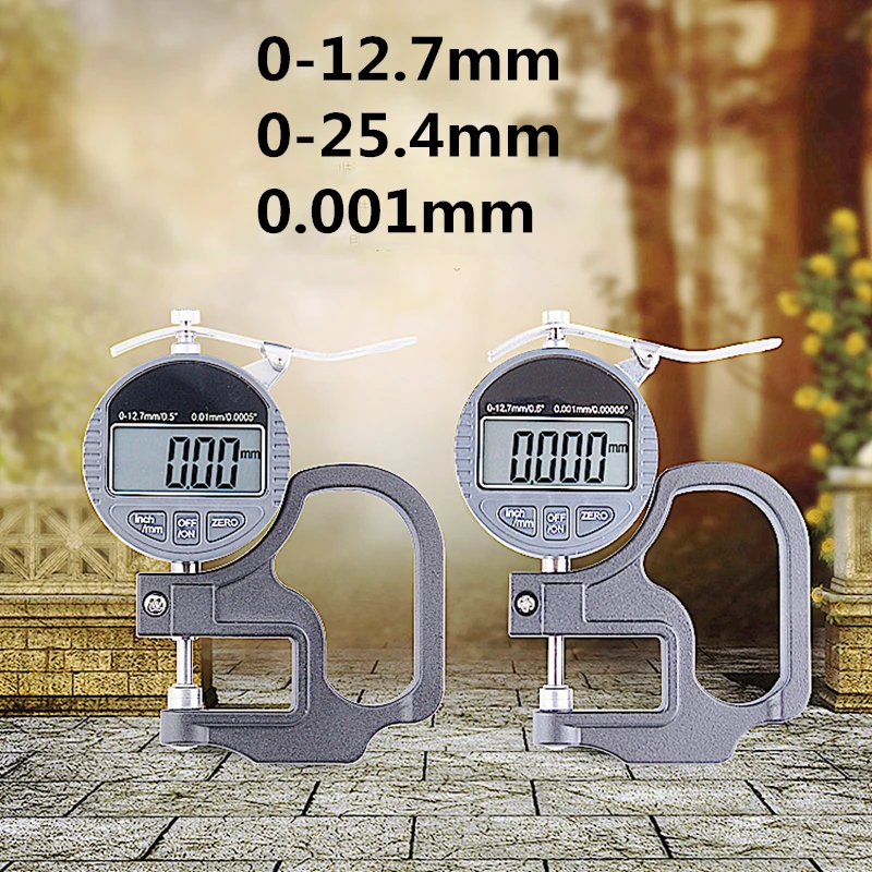 Digital-Display-Micrometer-Thickness-Gauge-Measurement-Tool-For-Common ...