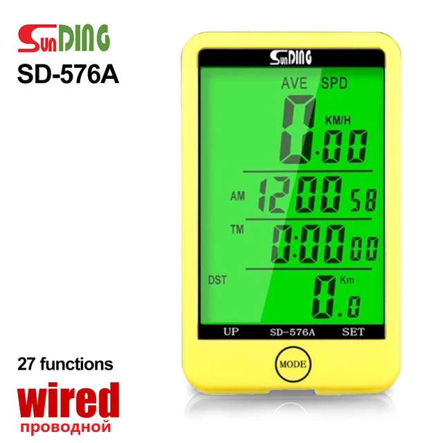 Sunding Bike Computer Wireless / Wired Cycling Computer Bike ...