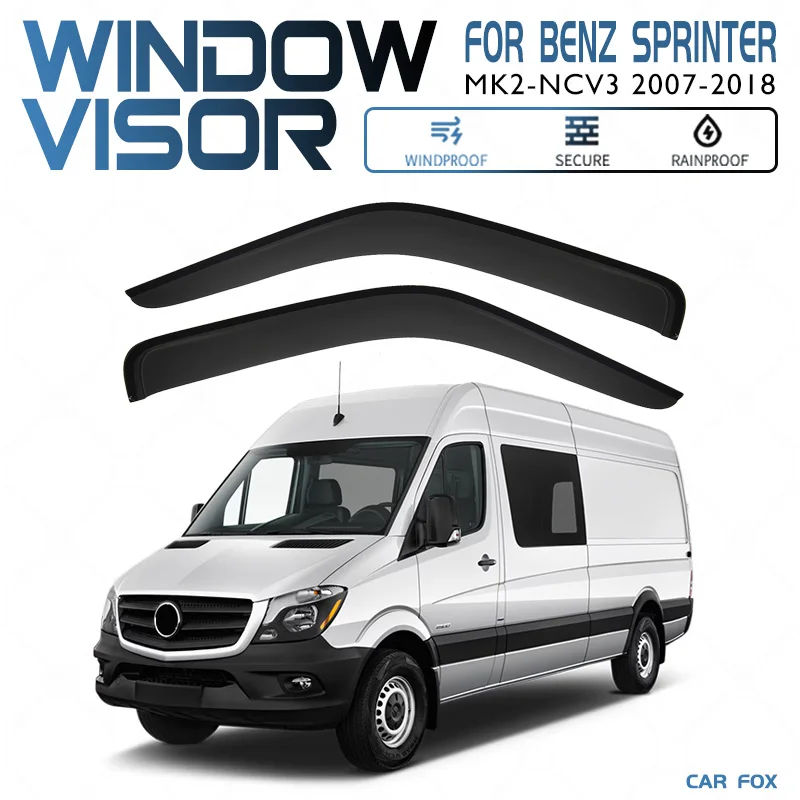 FOR-Benz-Sprinter-NCV3-VS30-2007-2024-Plastic-Window-Visor-Vent-Shades ...