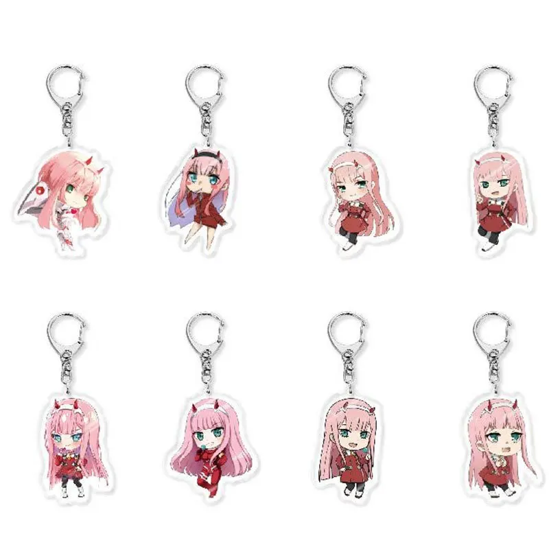 Darling Franxx Figure Acrylic | Darling Franxx Keychain | Zero Two ...