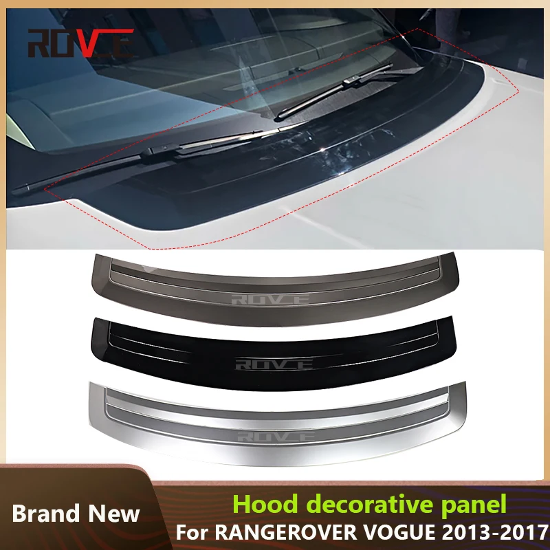 ROVCE-ABS-Chrome-Hood-Panel-Cover-Trim-For-Land-Rover-Range-Rover-Vogue ...
