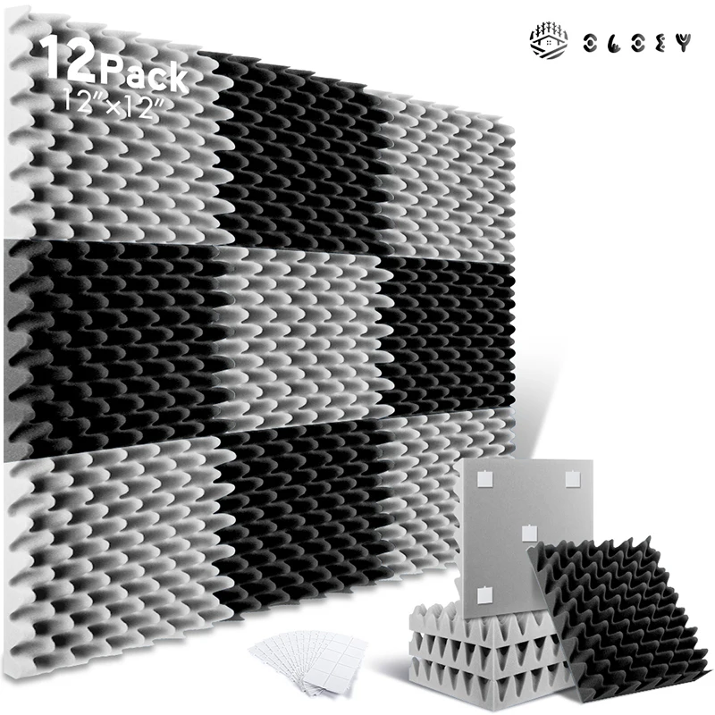 Akustik-behandlungs-schaum-12er-Pack-Musikstudio-Schall-d-mm-schwamm ...