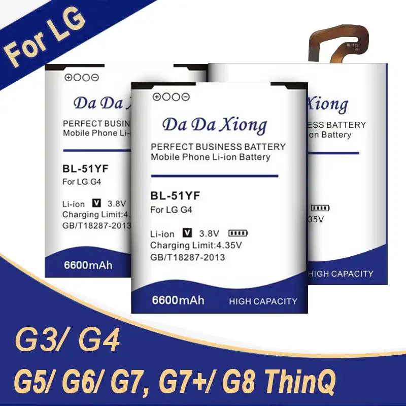 Battery For Lg G3 G4 G5 G6 G7 G8 Thinq H810 H820 H830 H840 G600l G600s ...