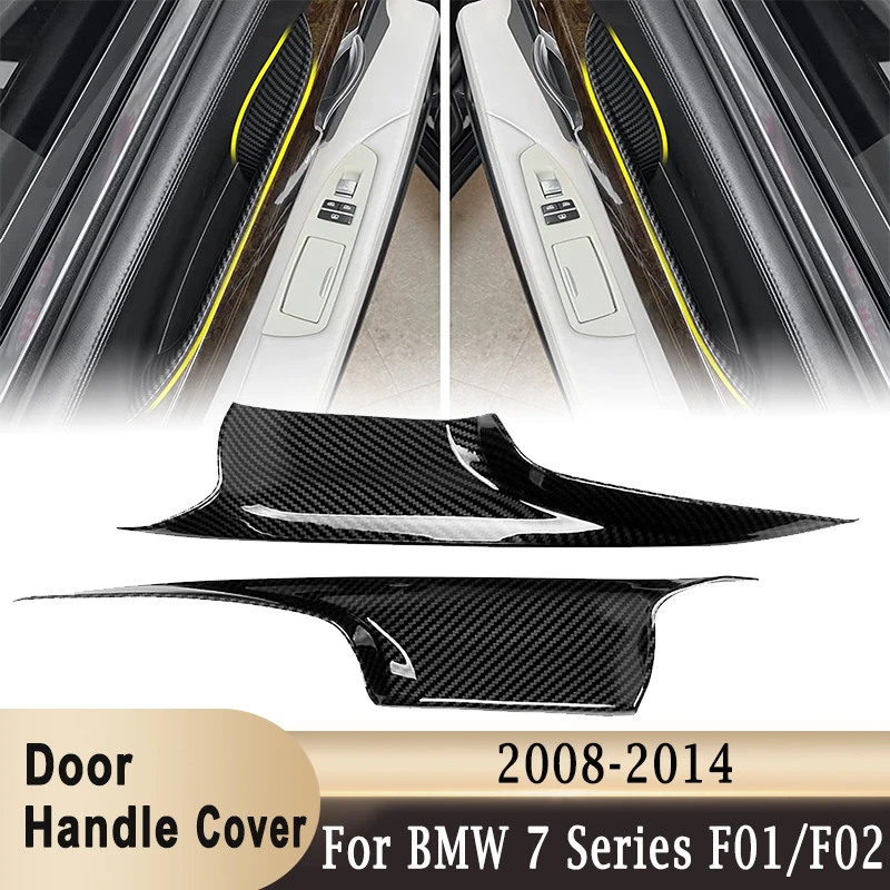 Pair-Car-Interior-Door-Handles-Cover-for-BMW-F01-F02-7-Series-Front ...