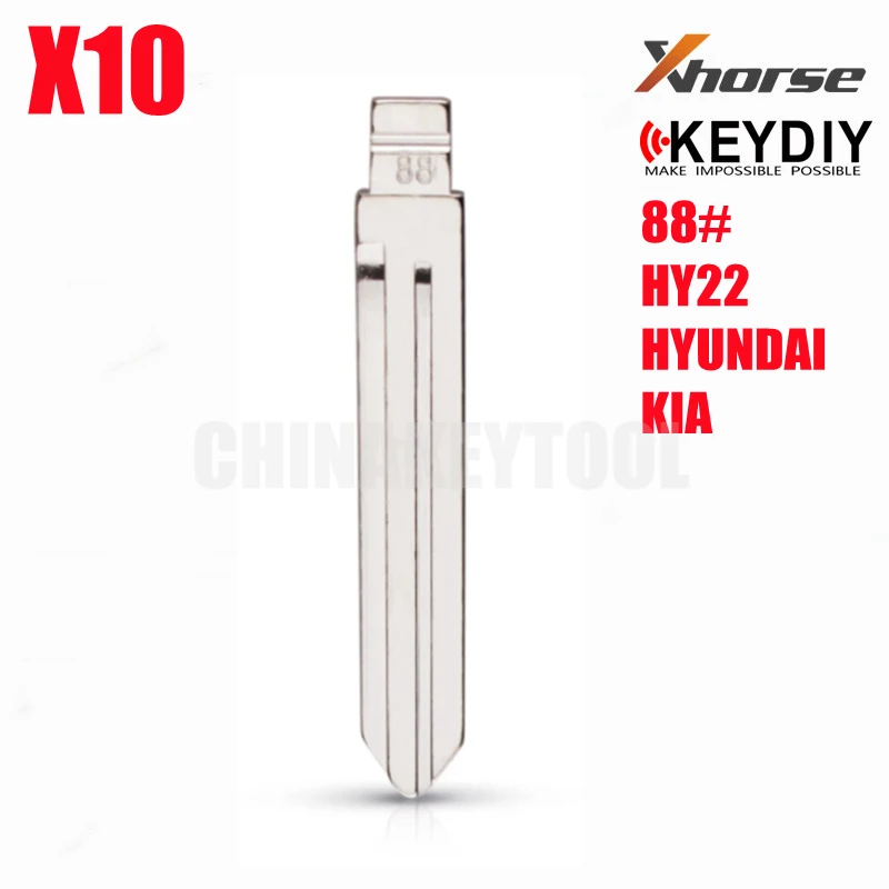 88-HY22-Metal-Blank-Uncut-Flip-KD-Remote-Key-Blade-Type-88-For-New-JAC ...
