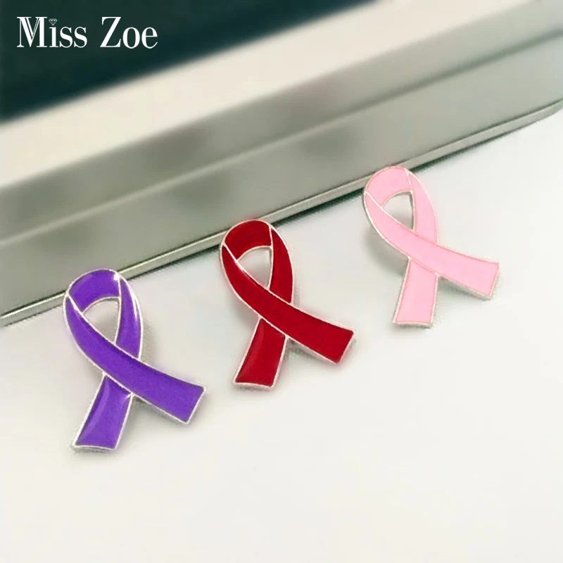 Breast Cancer Awareness Pink Ribbon Brooch | Breast Cancer Awareness ...