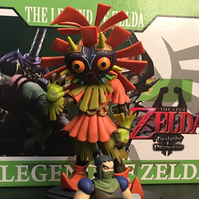 14cm Boxed Anime Figures Dolls The Legend Of Zelda Link Majora's Mask ...