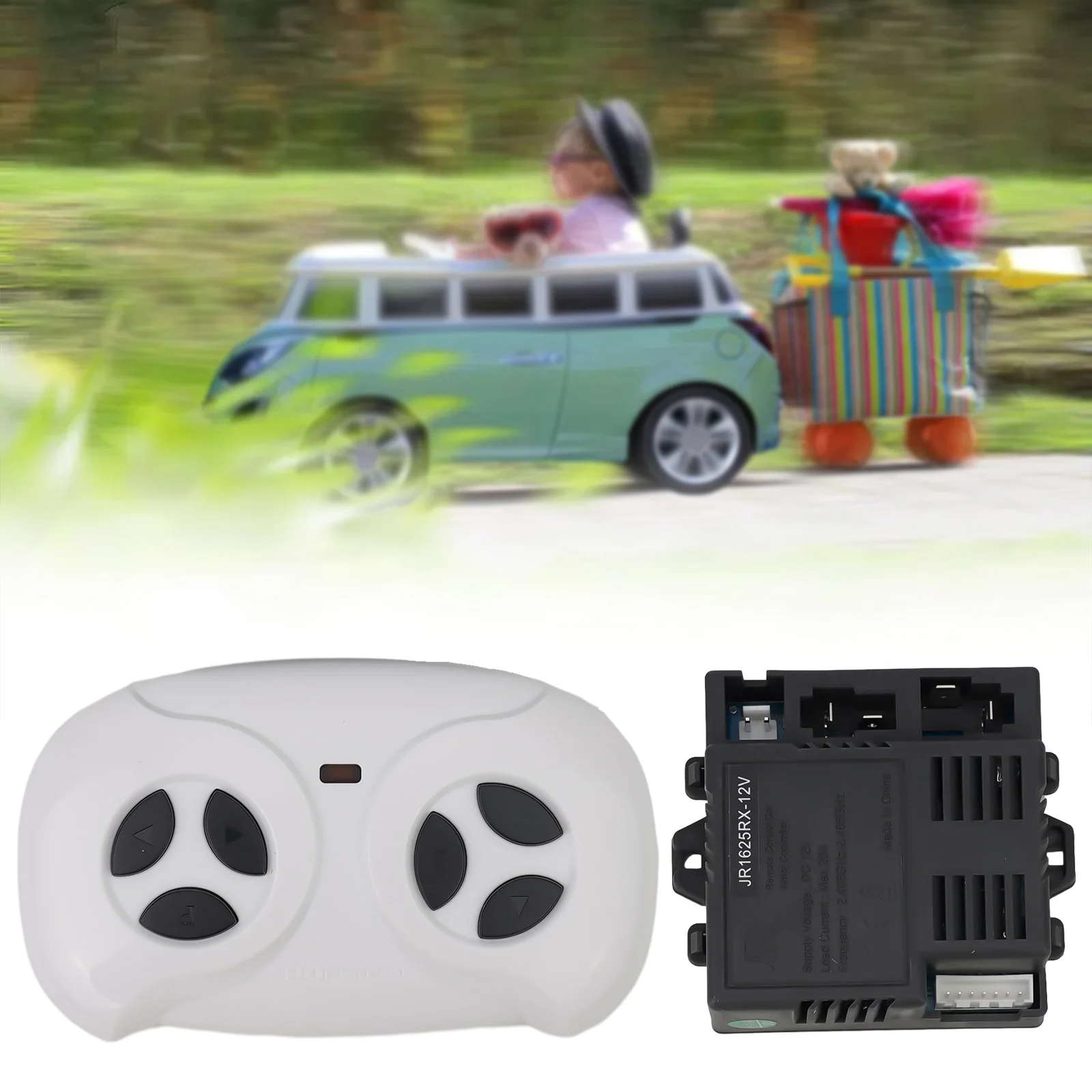 JR1625RX-12V-Receiver-For-Children-Electric-Car-2-4G-Transmitter-Remote ...