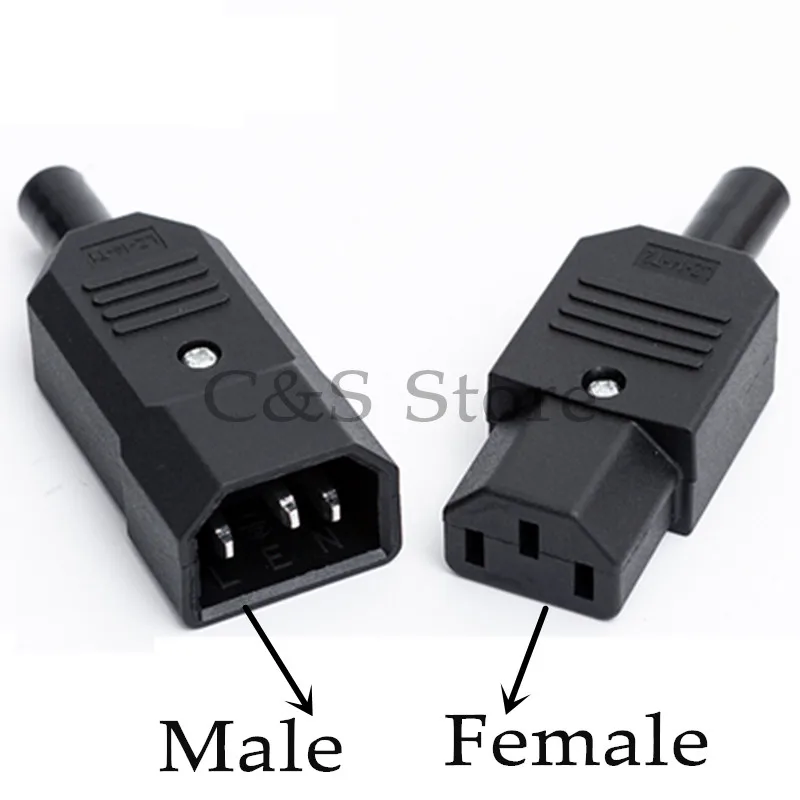 Conector-de-enchufe-de-Cable-recto-IEC-320-C13-C14-10A-250V-enchufe ...