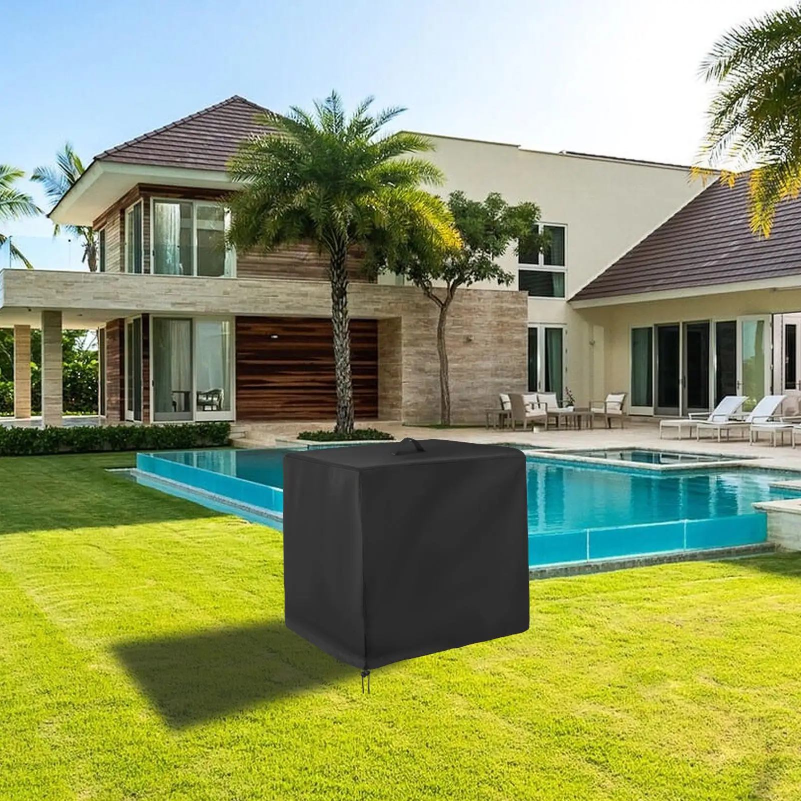 Pool Sand Filter Cover 55×50×62CM Oxford Fabric Swimming Pool Sand ...