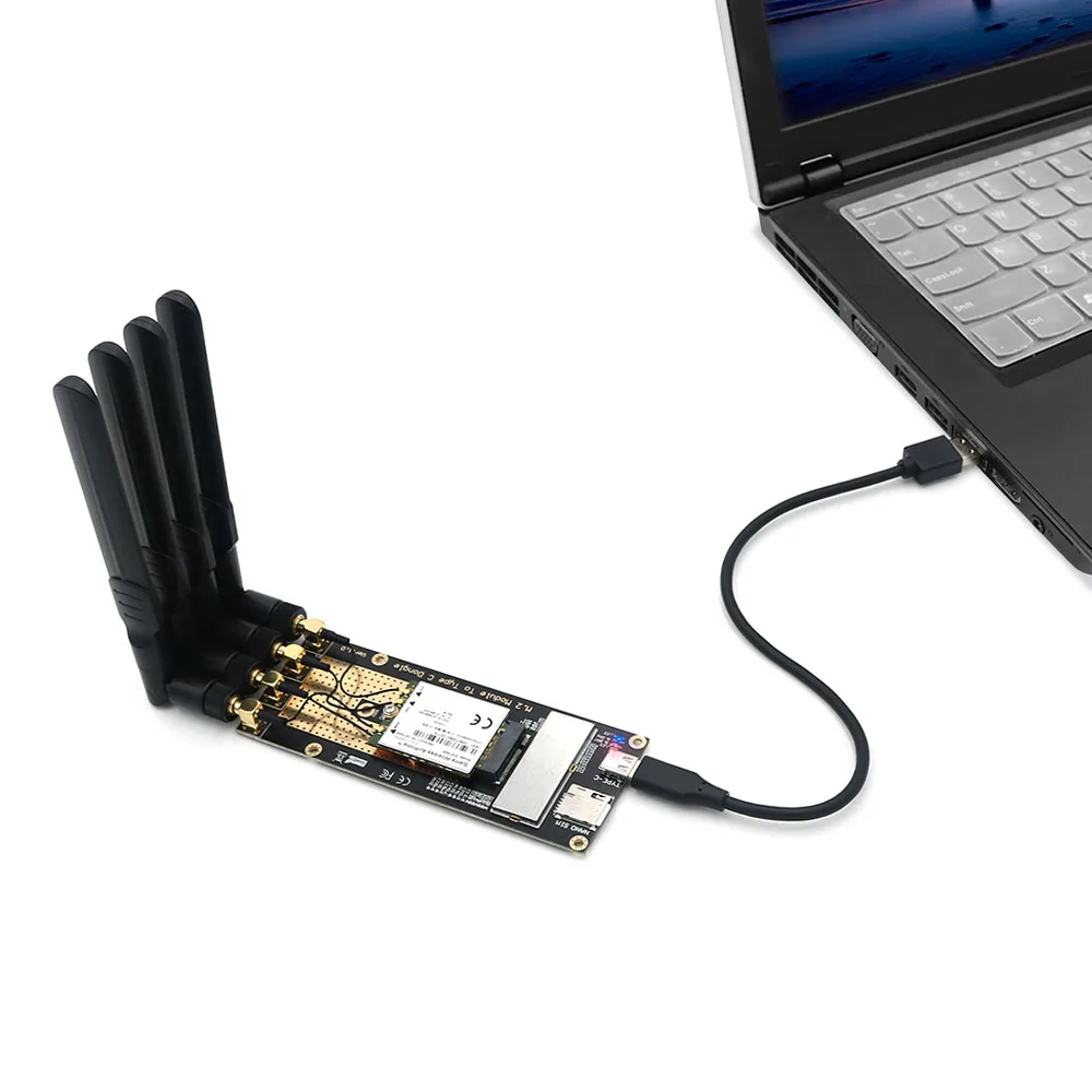 M.2(m.2) 3g/4g/5g Module To Type C /usb 3.0 Adapter With Nano Sim Card ...