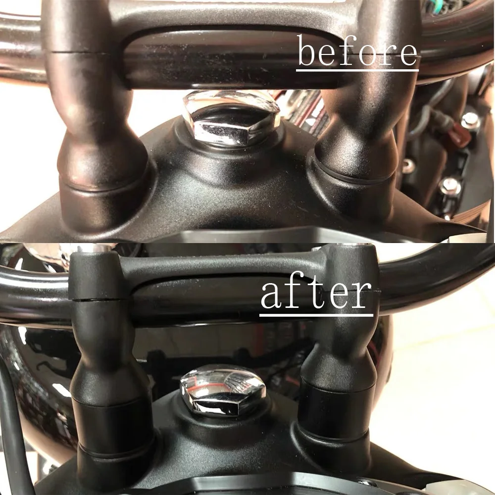 Motorcycle-Handlebar-Riser-Clamp-Spacer-Bar-Mount-For-Triumph ...