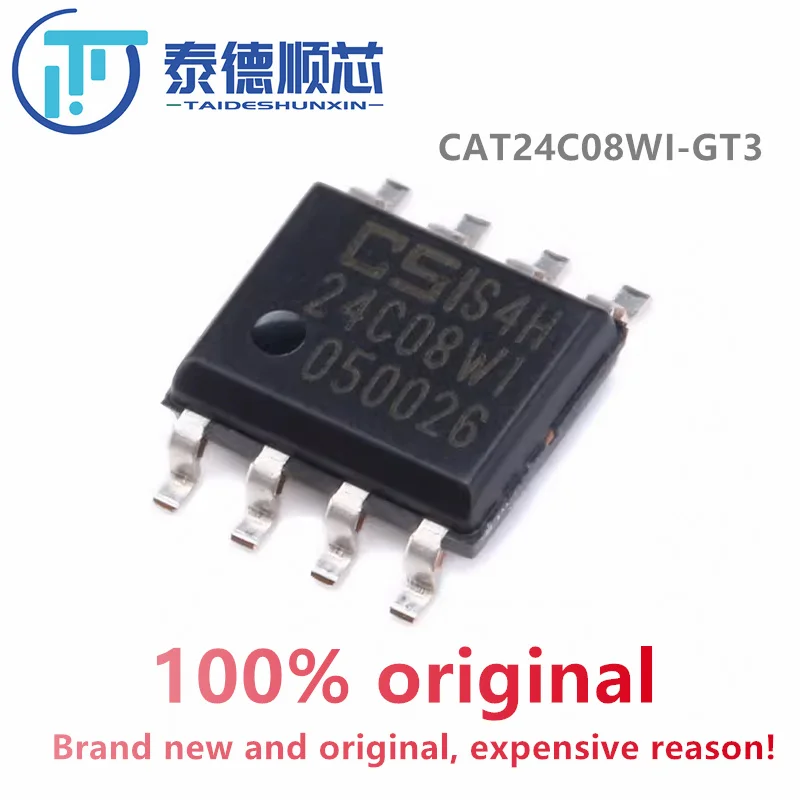 New-original-CAT24C08WI-GT3-package-SO8-electrically-erasable ...