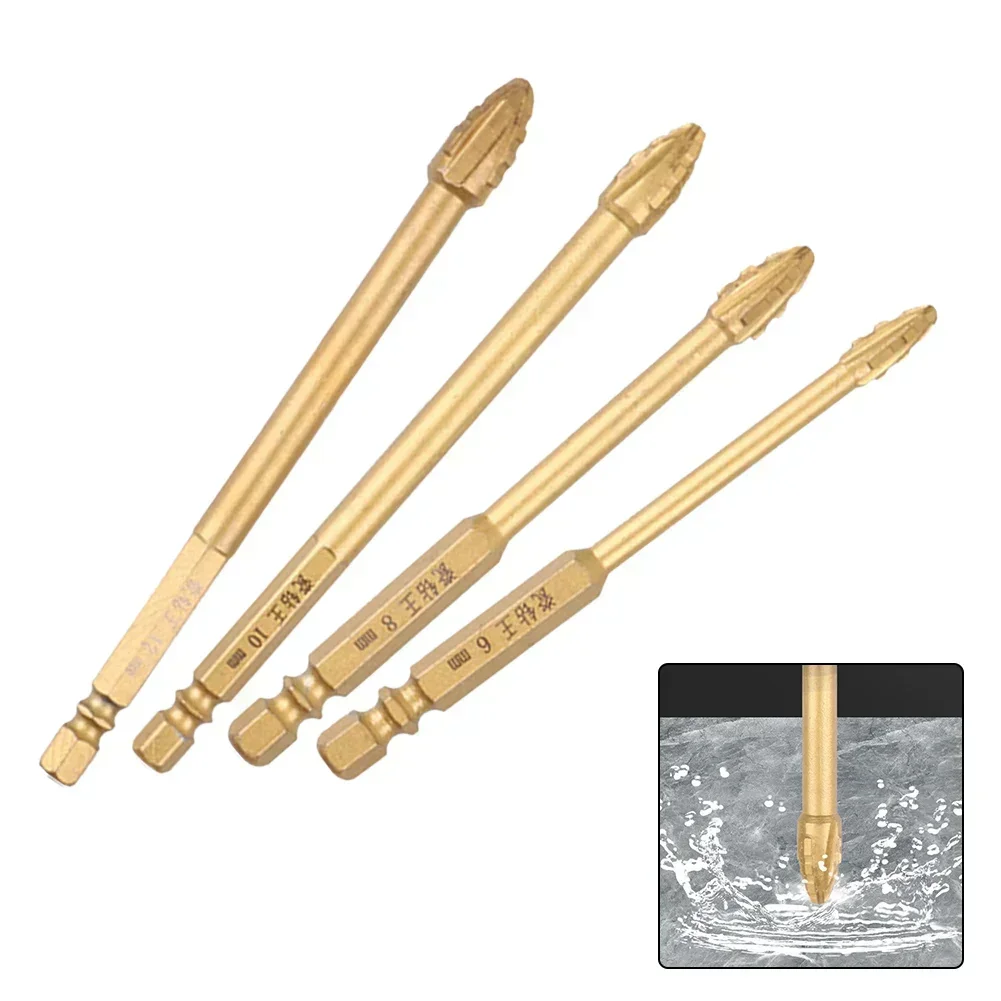 Glass-Drill-Bit-Four-Blade-Drill-Bit-Heat-Dissipation-Keen-edged ...