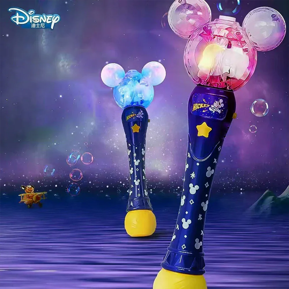 Disney-Cartoon-Mickey-Magic-Wand-Glowing-Music-Bubble-Machine-Summer ...