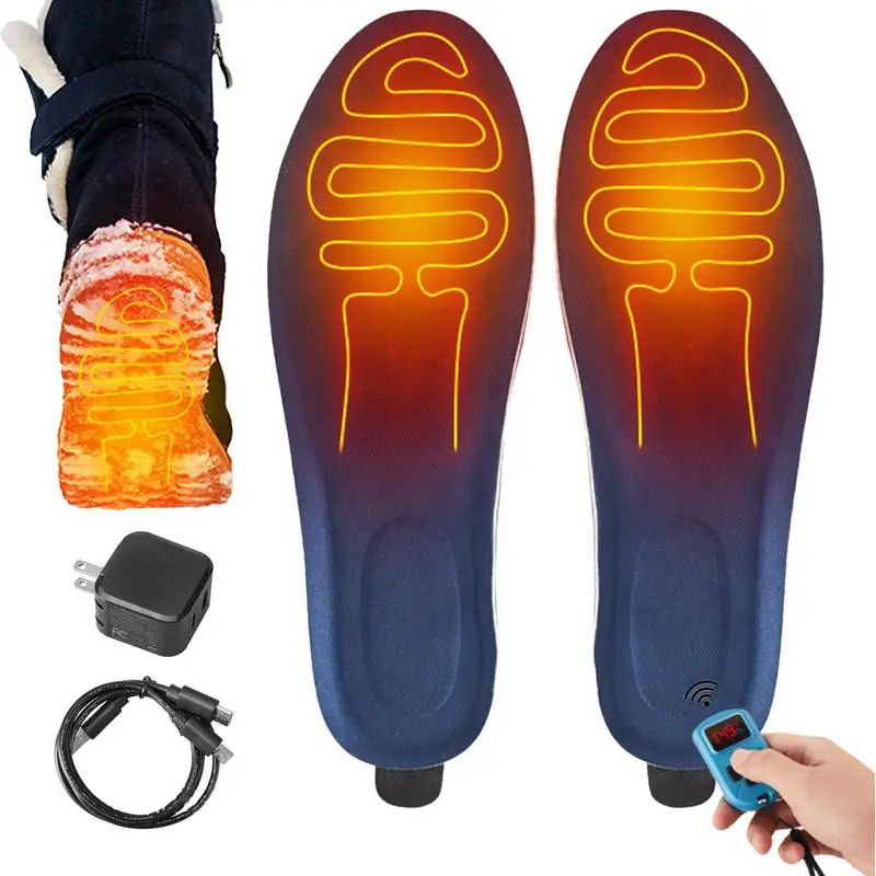 Winter-Heated-Insoles-Wireless-Remote-Control-Foot-Warmers-for-Ski ...