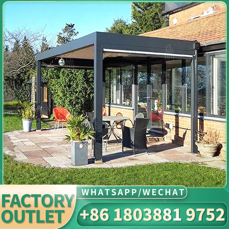 Gazebo-exterior-bioclim-tico-de-alum-nio-telhado-personalizado-da ...