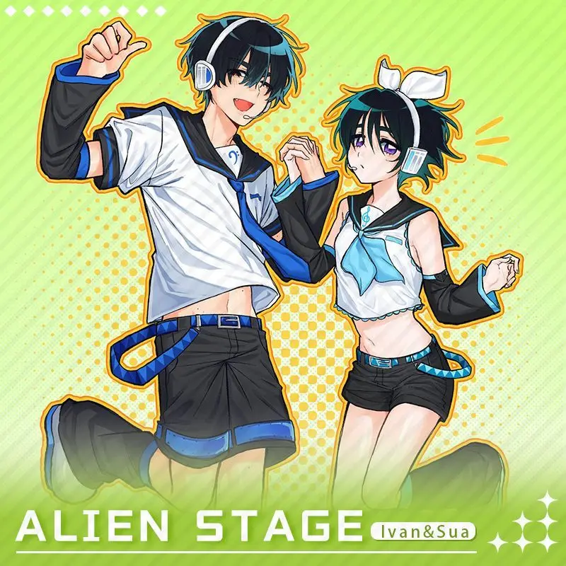 ALIEN STAGE Plate Desk Decor IVAN Sua Standee Collection Ornament ...