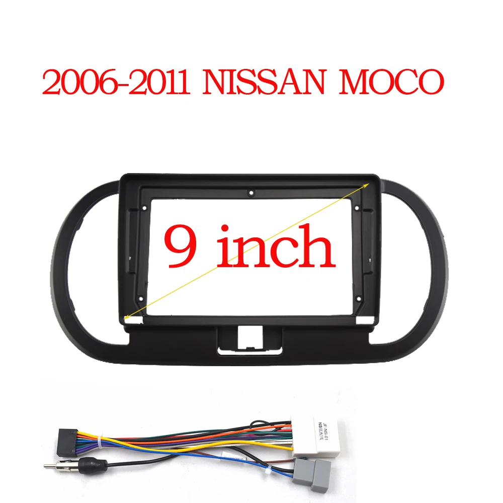 9-Inch-Car-Radio-Frame-Fascias-Cable-For-NISSAN-MOCO-2006-2011-Android ...