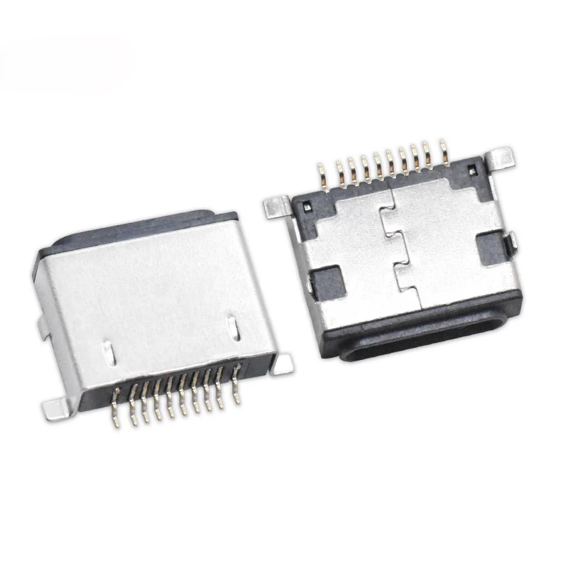 10Pcs For Lightning Female Socket For iPhone 5S 6S Female 10Pin SMT ...