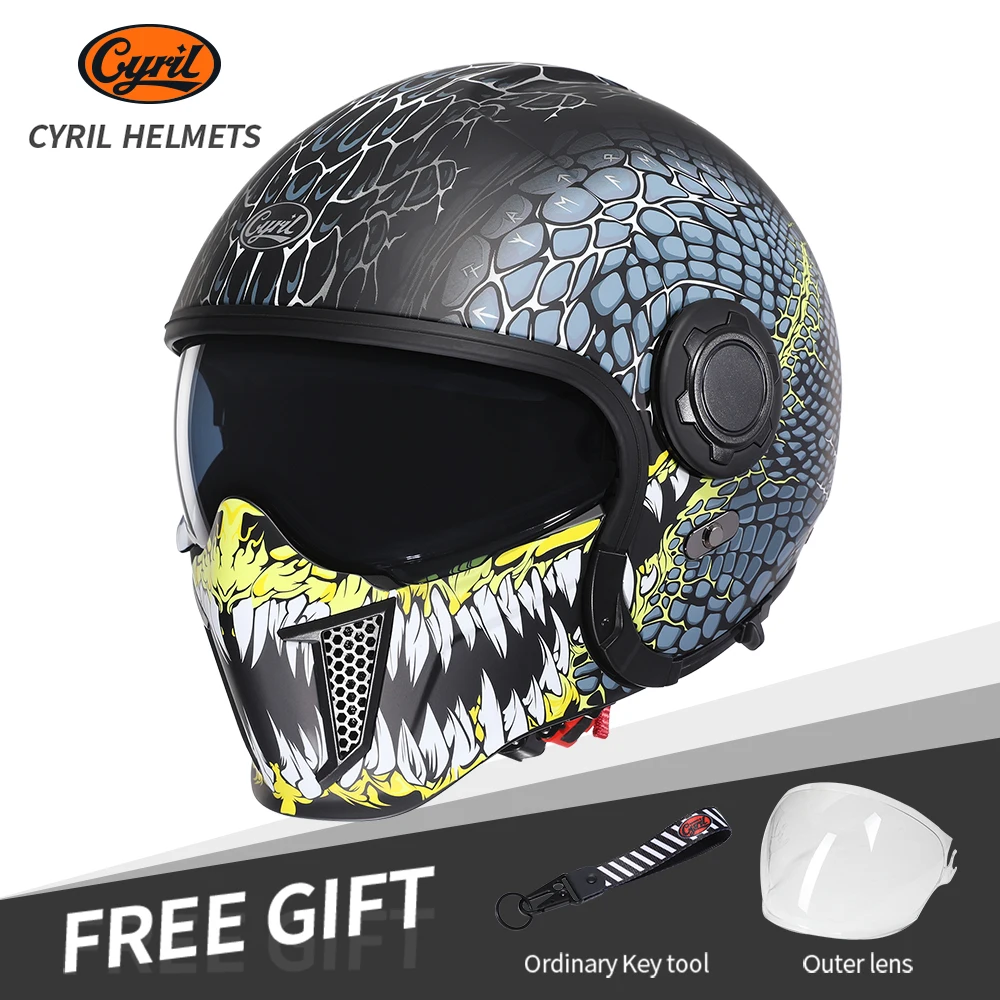 CYRIL-Retro-Motorcycle-Helmet-Four-Seasons-Double-Visor-Open-Face ...