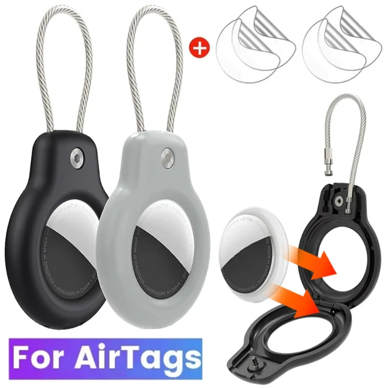 For-Apple-Airtag-Air-Tag-Safety-Lock-Protector-Case-Secure-Holder-with ...