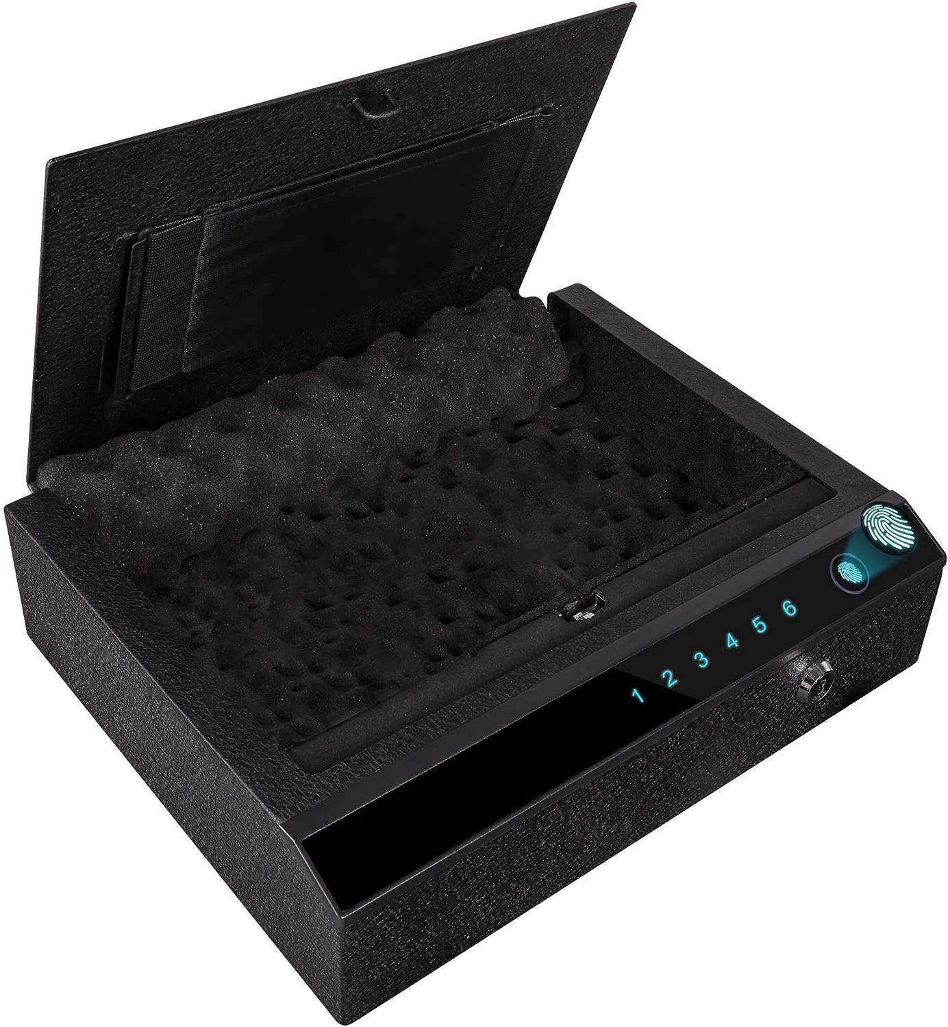 Biometric-Lock-Quick-Access-gun-Safes-Box-with-Fingerprint-Digital ...