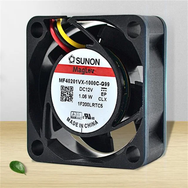 SUNON MF40201VX-1000C-G99 4020 12V 1.06W Three-wire server cooling fan ...